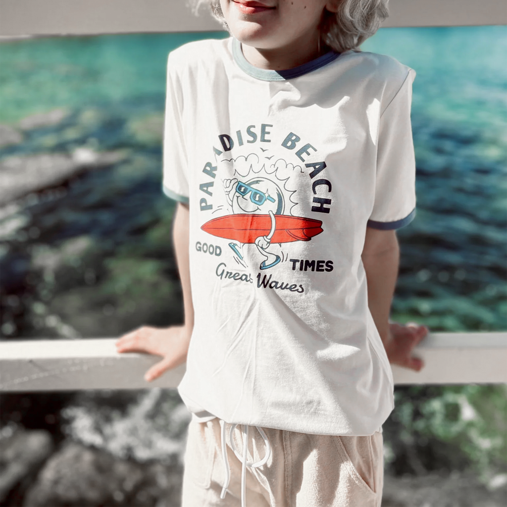 Play Etc - Paradise Beach Ringer Tee – Kido Store