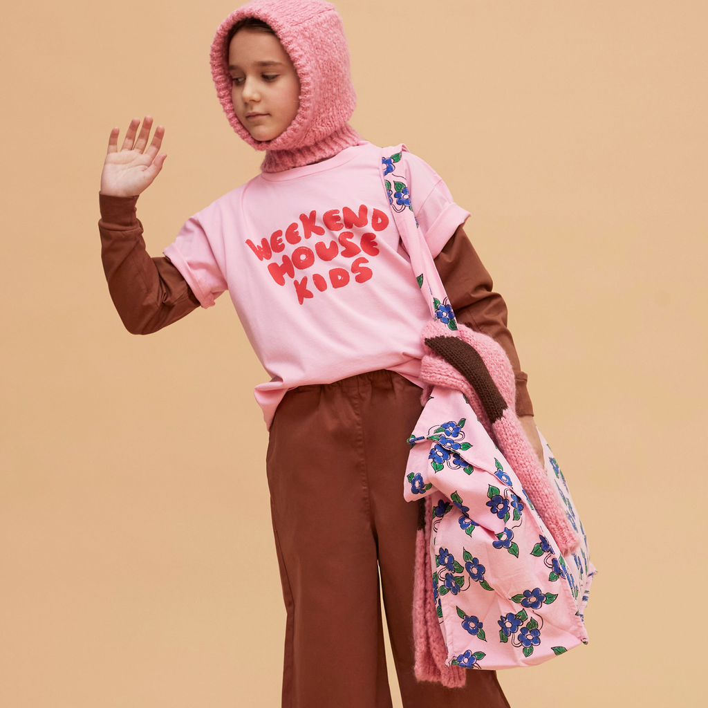 Weekend House Kids AW22 - Canvas Pants - Brown – Kido Store