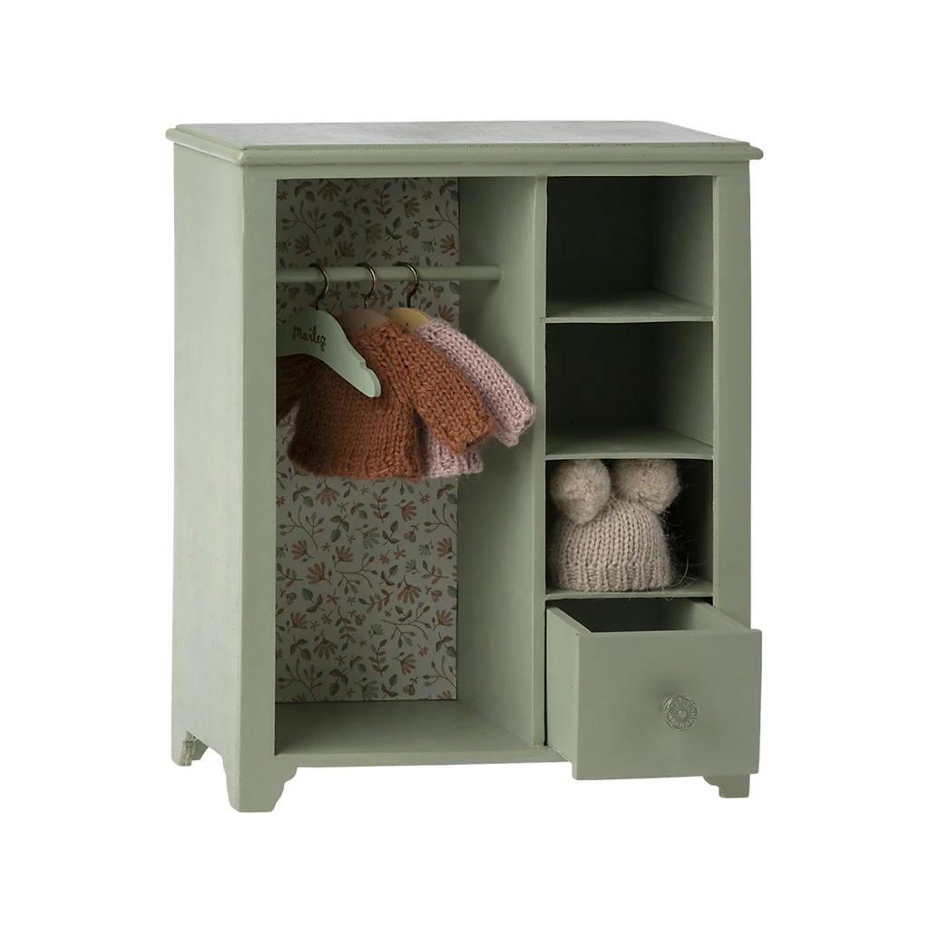 Maileg - Wardrobe Large - Mint Green – Kido Store