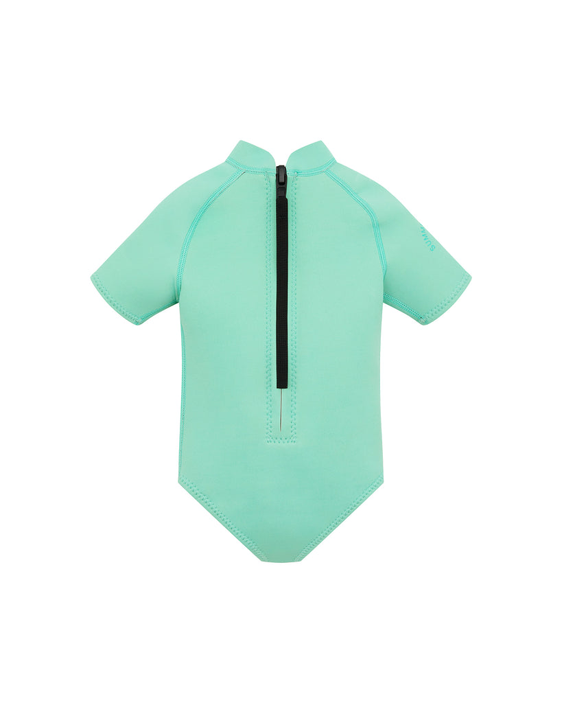 Summer Sun Label - Short Sleeve Paddle Suit - Mint – Kido Store